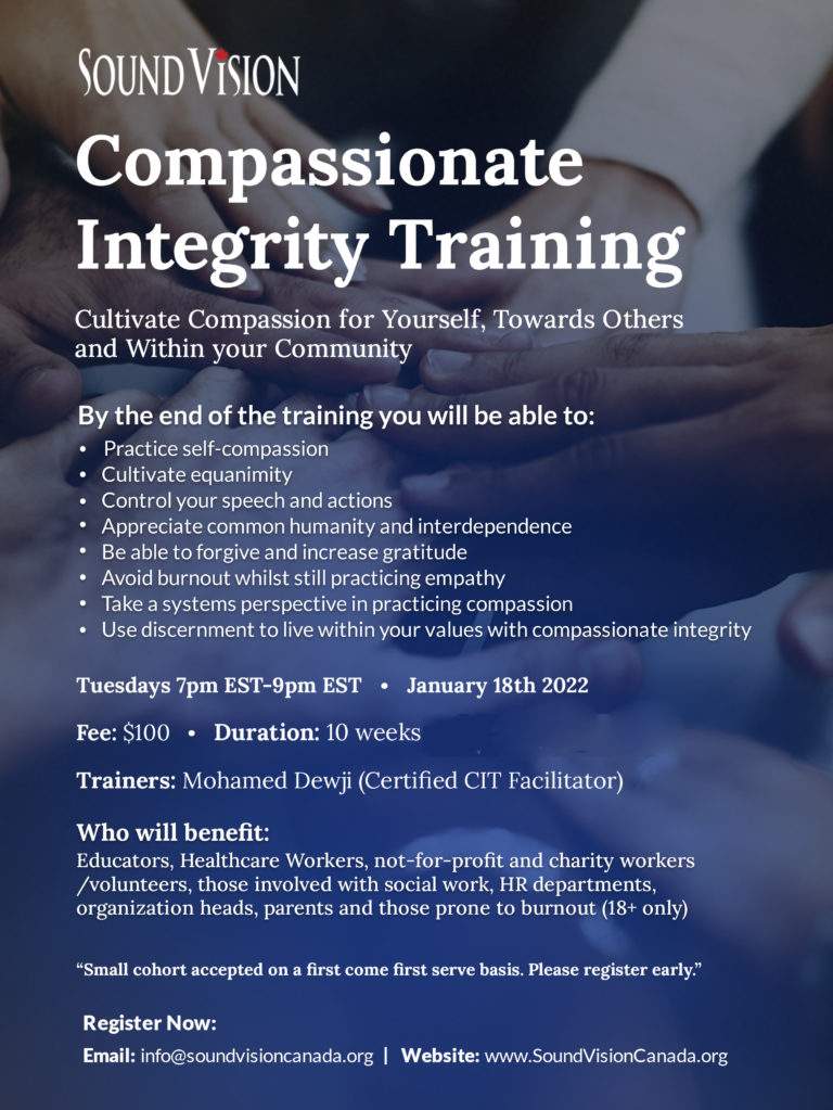 Compassionate Integrity Training - Sound Vision Canada
