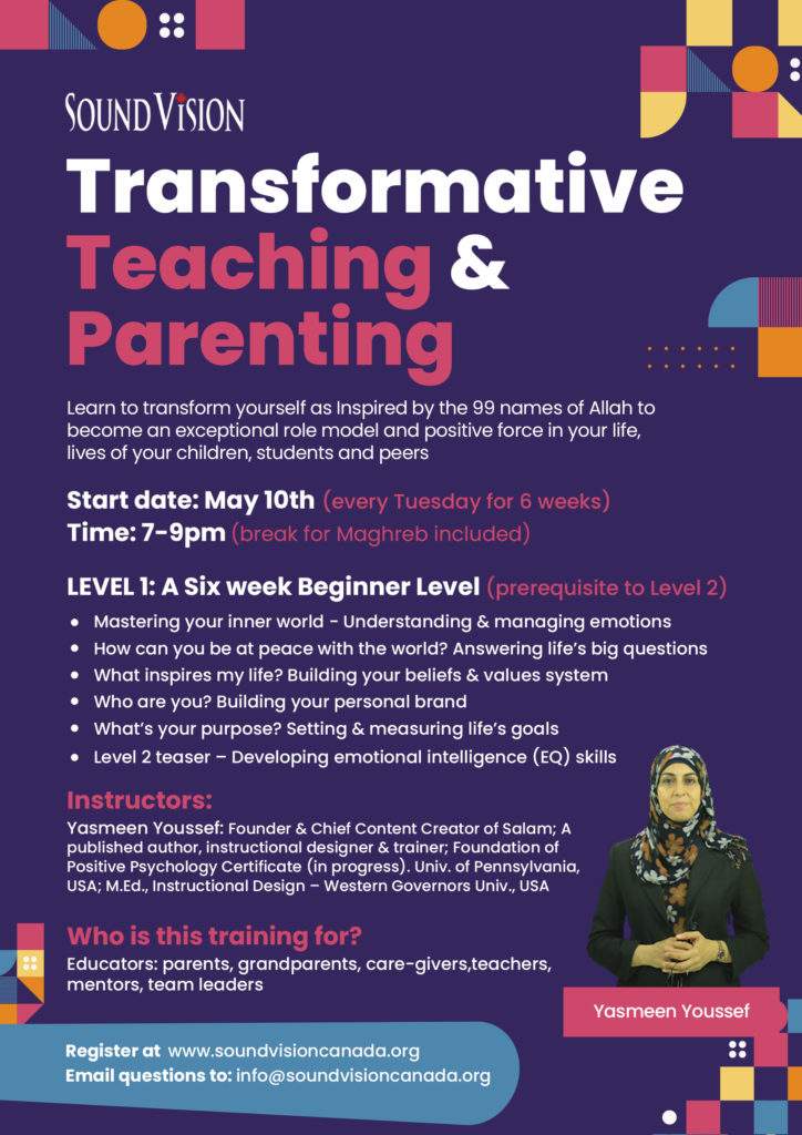 Transformative Teaching & Parenting - Sound Vision Canada