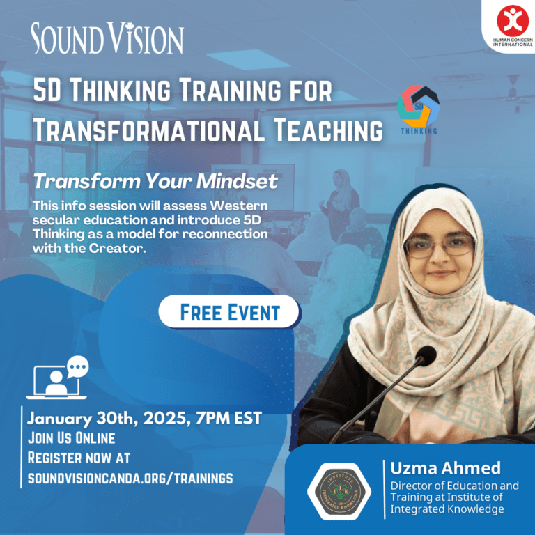 Intro to 5D Thinking Training for Transformational Teaching - Sound Vision Canada